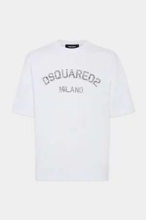 Dsquared2 Loose Fit Milano Graphic T-shirt - Black