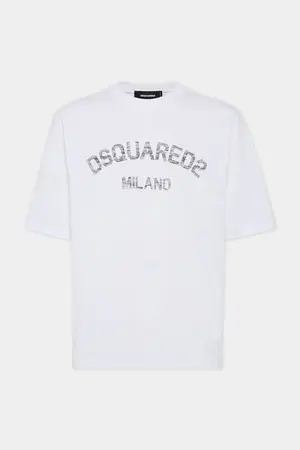 Dsquared2 Loose Fit Milano Graphic T-shirt - Black
