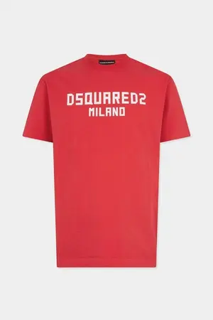 Dsquared2 Milano Cool Fit Cotton T-shirt - Red