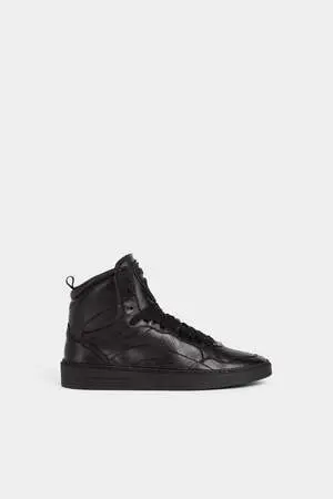 Dsquared2 Ducati Rider High Top Sneakers - Black