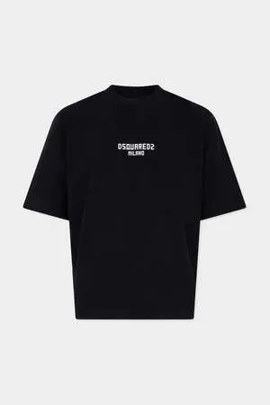 Dsquared2 Milano Logo Cotton T-shirt - Black