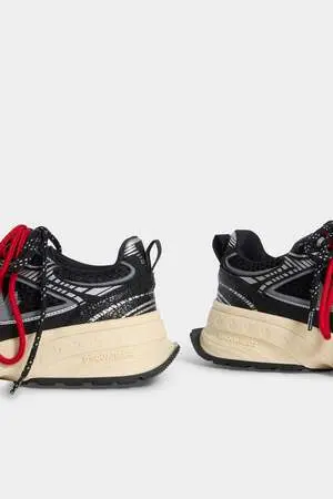 Dsquared2 Sprinter Sneakers With Metallic Accents