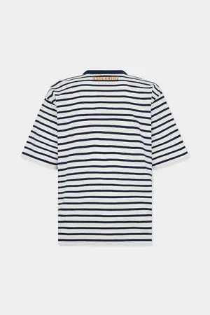 Dsquared2 Rebels Striped Cotton T-shirt