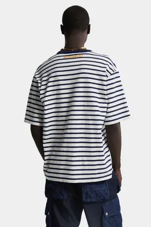 Dsquared2 Rebels Striped Cotton T-shirt