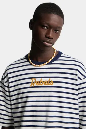 Dsquared2 Rebels Striped Cotton T-shirt