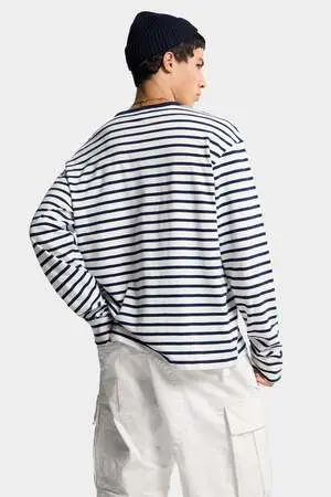Dsquared2 Rebels Striped Long Sleeve T-shirt - Fantasy