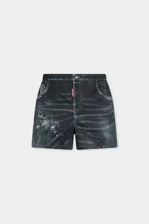 Dsquared2 Five-pocket Swim Boxer Shorts - Black