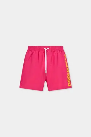Dsquared2 Logo Midi Swim Boxer - Fuchsia