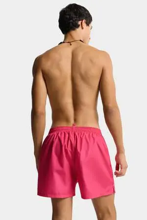 Dsquared2 Logo Midi Swim Boxer - Fuchsia