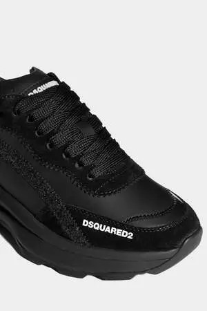 Dsquared2 Slash Sneakers With Glitter Embellishment