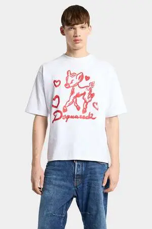 Dsquared2 Bambi Graphic Loose Fit T-shirt