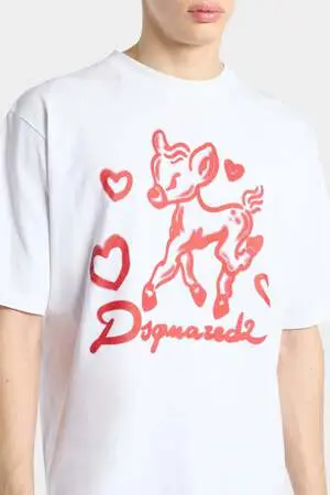 Dsquared2 Bambi Graphic Loose Fit T-shirt