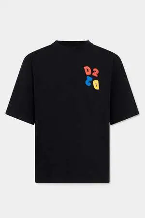 Dsquared2 Upside Down Logo T-shirt - Black