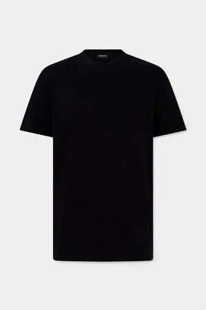 Dsquared2 Regular Fit T-shirt With Graphic Back Print - Black