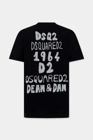 Dsquared2 Regular Fit T-shirt With Graphic Back Print