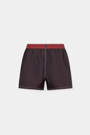 Dsquared2 Midi Swim Boxer Shorts With Logo