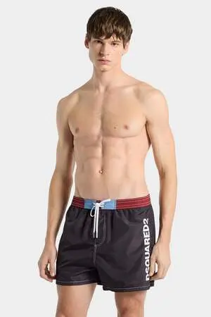 Dsquared2 Midi Swim Boxer Shorts With Logo