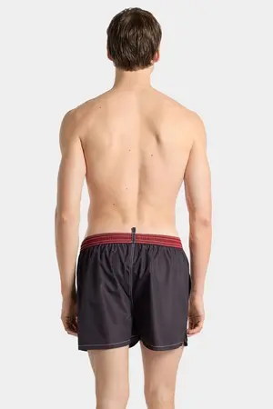 Dsquared2 Midi Swim Boxer Shorts With Logo