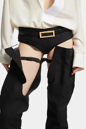 Dsquared2 Slim Rectangular Buckle Belt