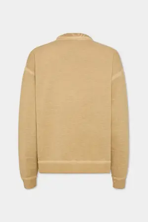 Dsquared2 Relaxed Fit Drawstring Crewneck With Logo Detail