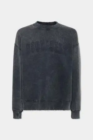 Dsquared2 D2 Logo Crewneck Sweatshirt Grey