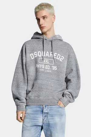 Dsquared2 Just Right Fit Distressed Phys Ed Hoodie
