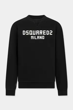 Dsquared2 Milano Cool Fit Crewneck Sweatshirt - Black