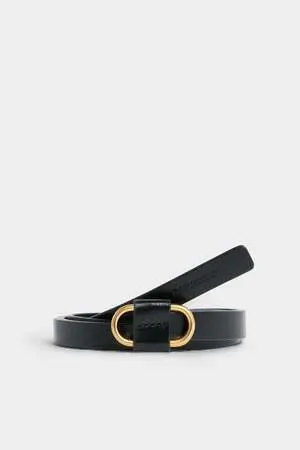 Dsquared2 Belt With Oval Buckle - Black