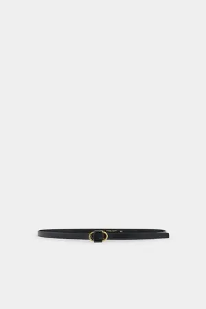 Dsquared2 Belt With Oval Buckle - Black