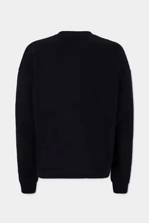 Dsquared2 Crewneck Sweatshirt With Logo Detail - Black