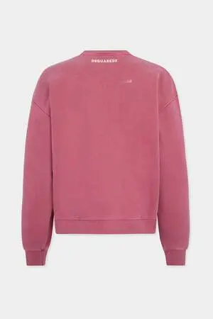 Dsquared2 Vintage Fade Short & Wide Fit Crewneck