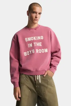 Dsquared2 Vintage Fade Short & Wide Fit Crewneck
