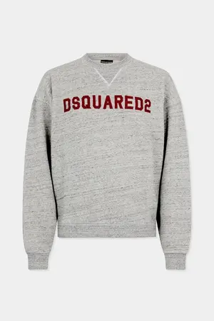 Dsquared2 College Short & Wide Crewneck - Grey