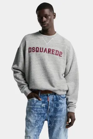 Dsquared2 College Logo Crewneck Sweatshirt