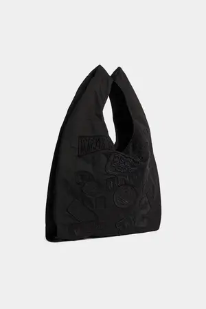 Dsquared2 X Magliano Collaboration Hobo Bag With Appliqué Details