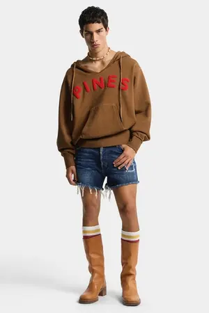 Dsquared2 Vintage Distressed Graphic Hoodie