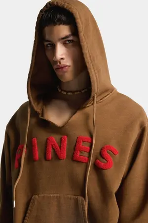 Dsquared2 Vintage Distressed Graphic Hoodie