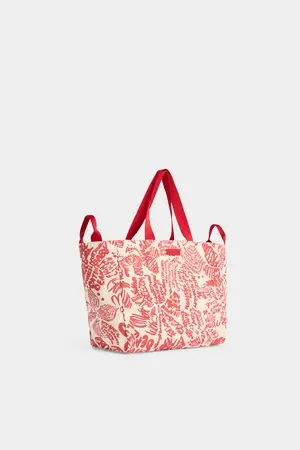 Dsquared2 Rebel Hibiscus Tote Bag