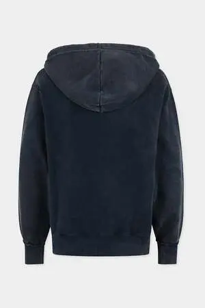 Dsquared2 Rock Wash Long & Lean Fit Hoodie - Grey