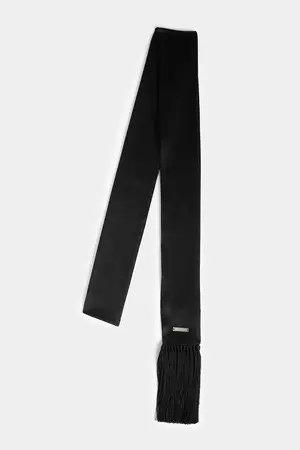Dsquared2 Tasseled Stole - Black