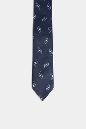 Dsquared2 Silk Graphic Pattern Tie