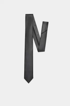 Dsquared2 Leather Tie - Black