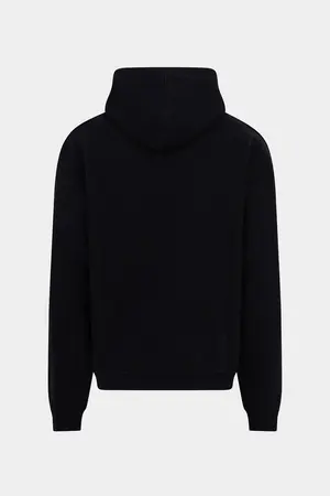Dsquared2 Relaxed Fit Hoodie With Vintage Logo Print