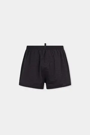 Dsquared2 Logo Midi Swim Boxer - Black