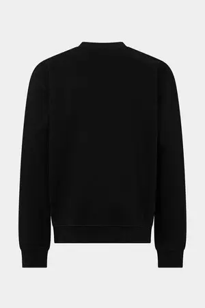 Dsquared2 Graffiti Cool Fit Crewneck Sweatshirt - Black