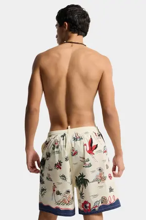 Dsquared2 Aloha Souvenir Midi Swim Boxer