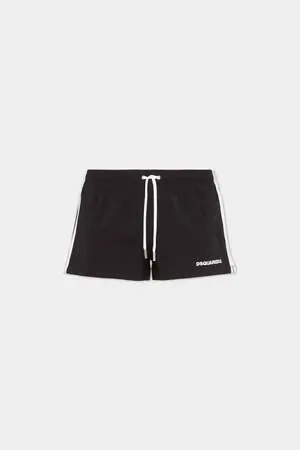 Dsquared2 Logo Midi Swim Boxer - Black