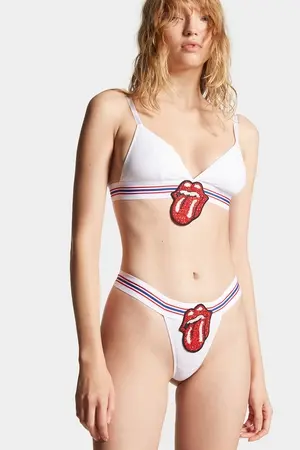 Dsquared2 Rolling Stones Beaded Thong