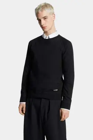 Dsquared2 Knit V-insert Sweater