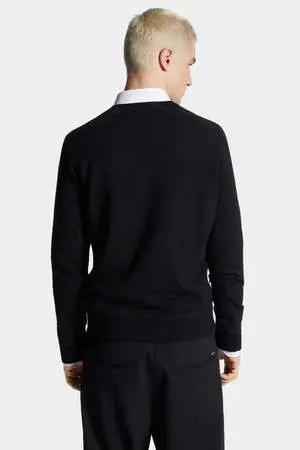 Dsquared2 Knit V-insert Sweater